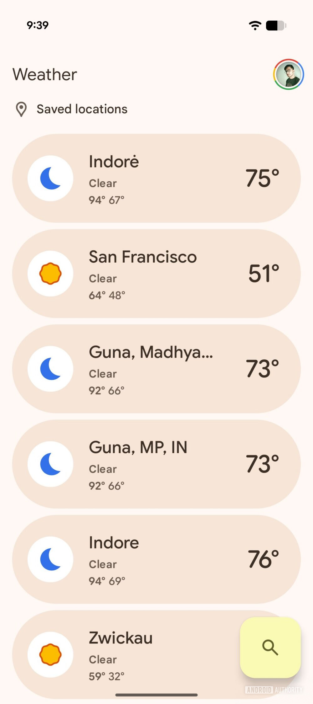 Meet the new high-contrast Pixel Weather icons - Android Authority