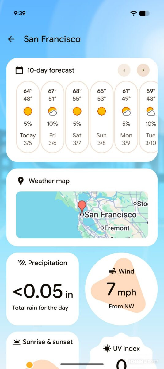Meet the new high-contrast Pixel Weather icons - Android Authority