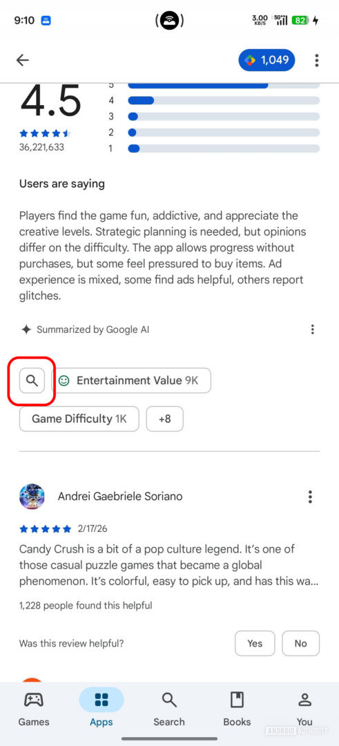 Google Play Store now lets you dig through app reviews for real answers ...