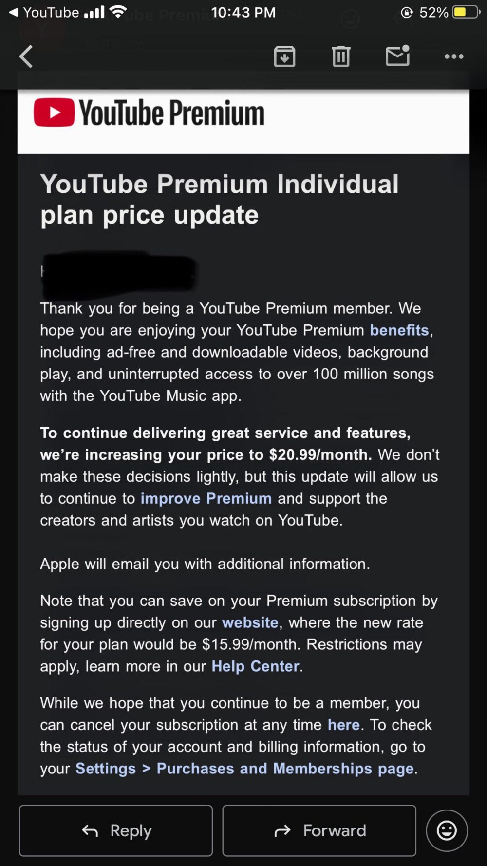 YouTube Premium prices just quietly went up in the US - Android Authority
