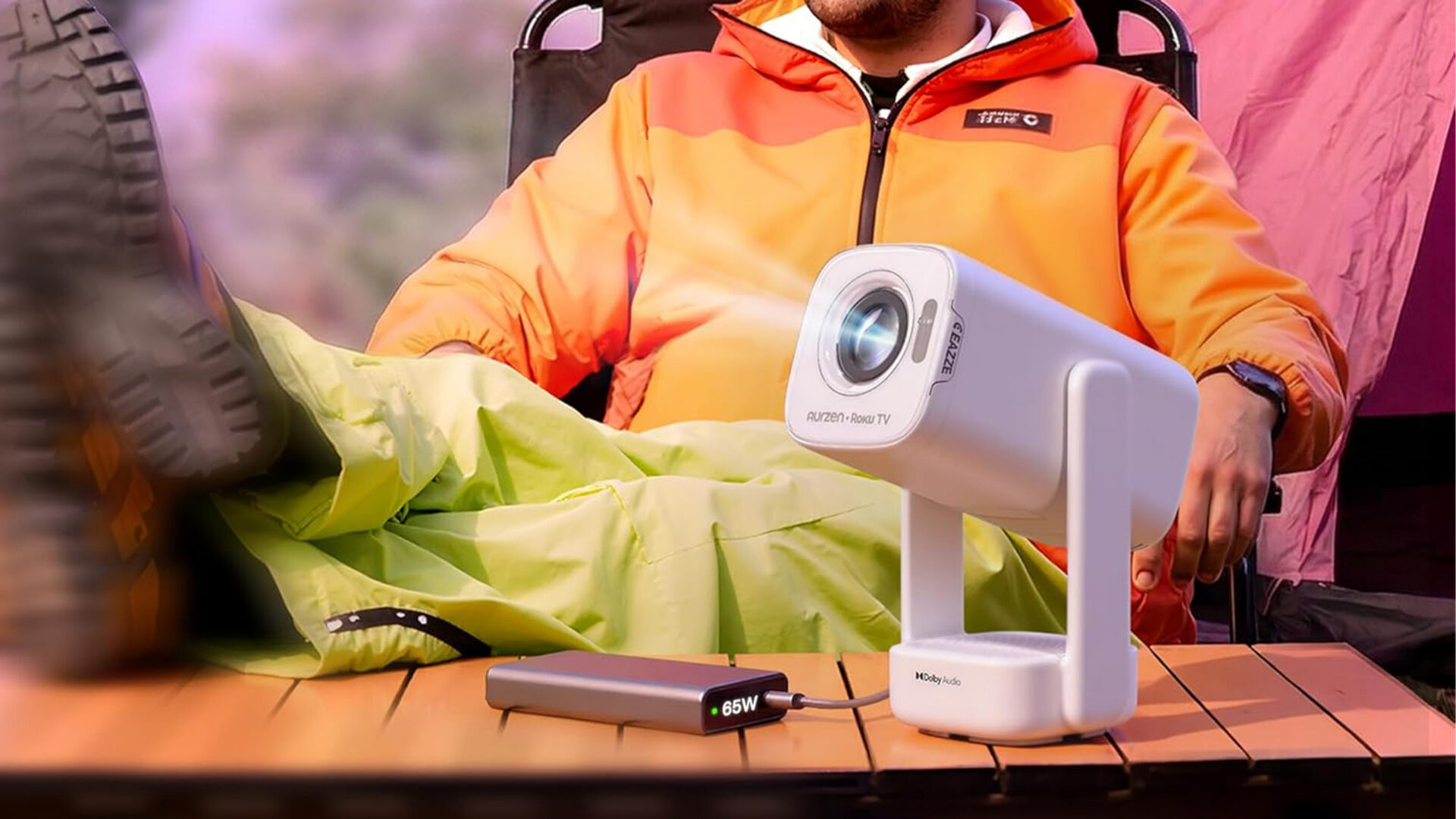 Roku TV just landed on a portable projector for the first time