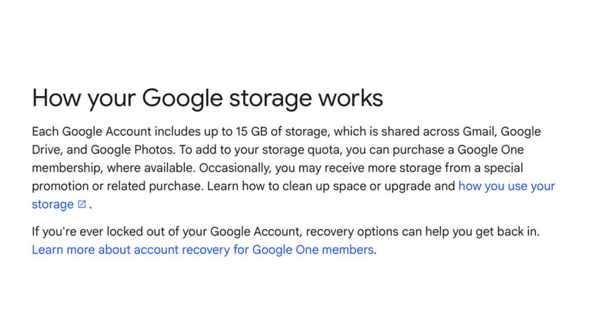 Google explains why some Gmail accounts only get 5GB free storage