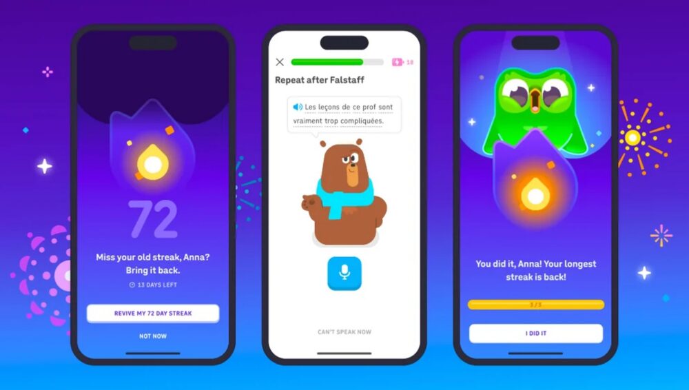 Duolingo lets users revive their old, broken streak for free