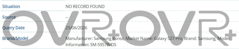 Galaxy S27 Pro has hit the GSMA database ahead of launch - Android ...