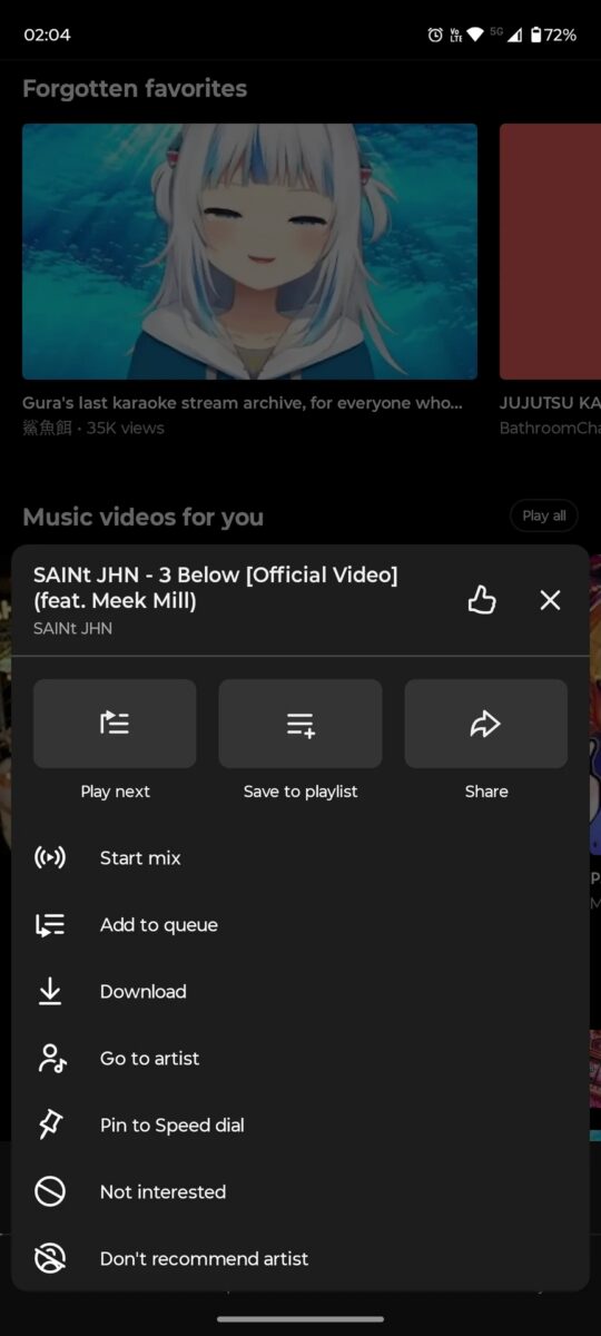 YouTube Music tests a block option for artists, but hold your horses