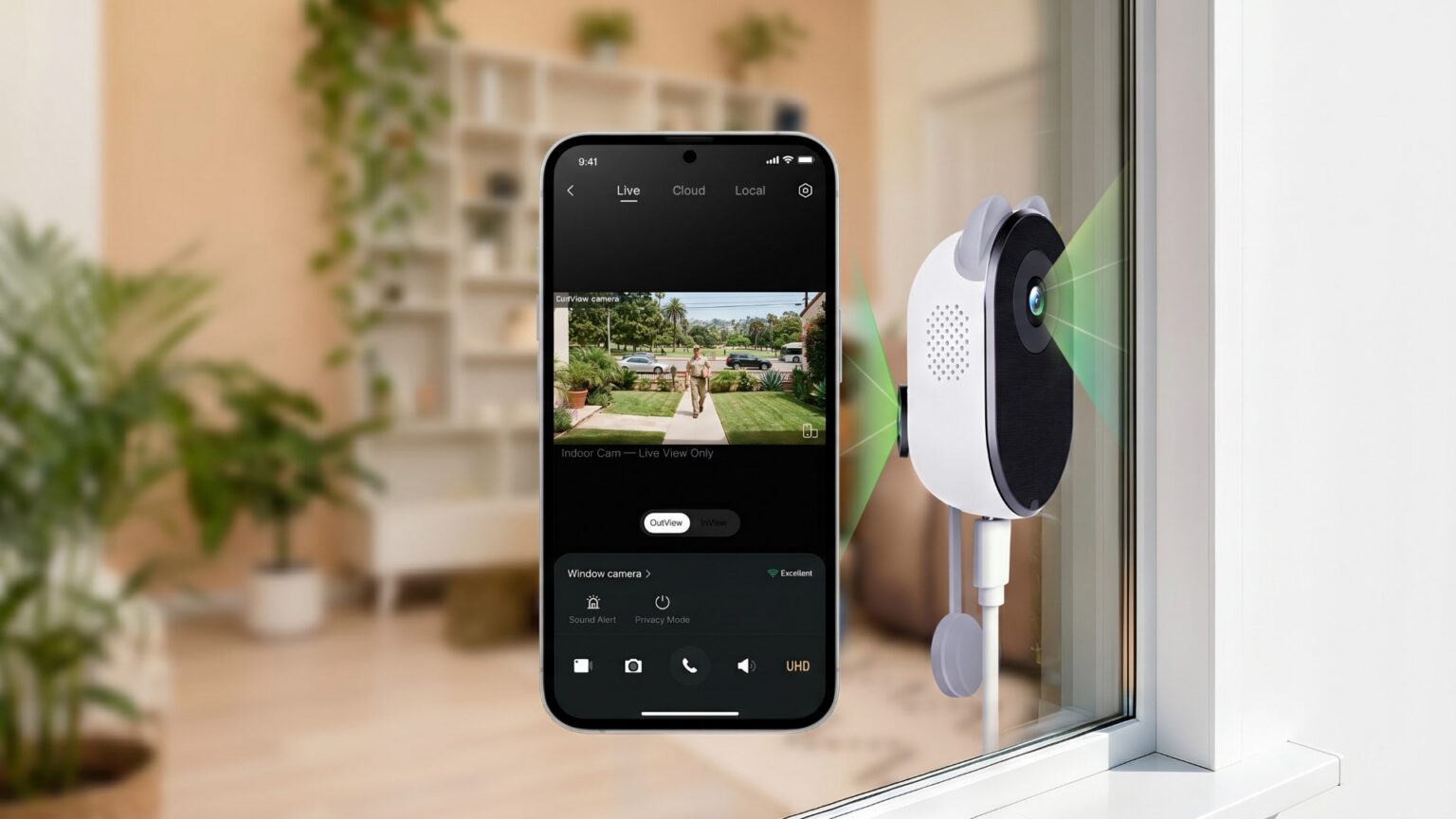 One device, double the coverage - The Botslab W101 window camera covers ...