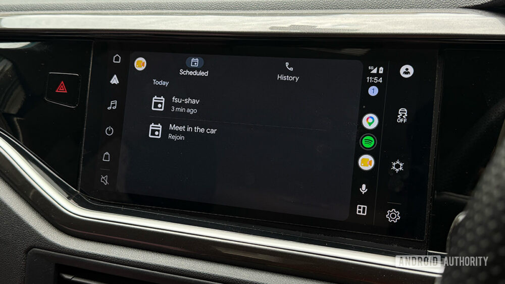 Google Meet for Android Auto is rolling out widely now - Android Authority